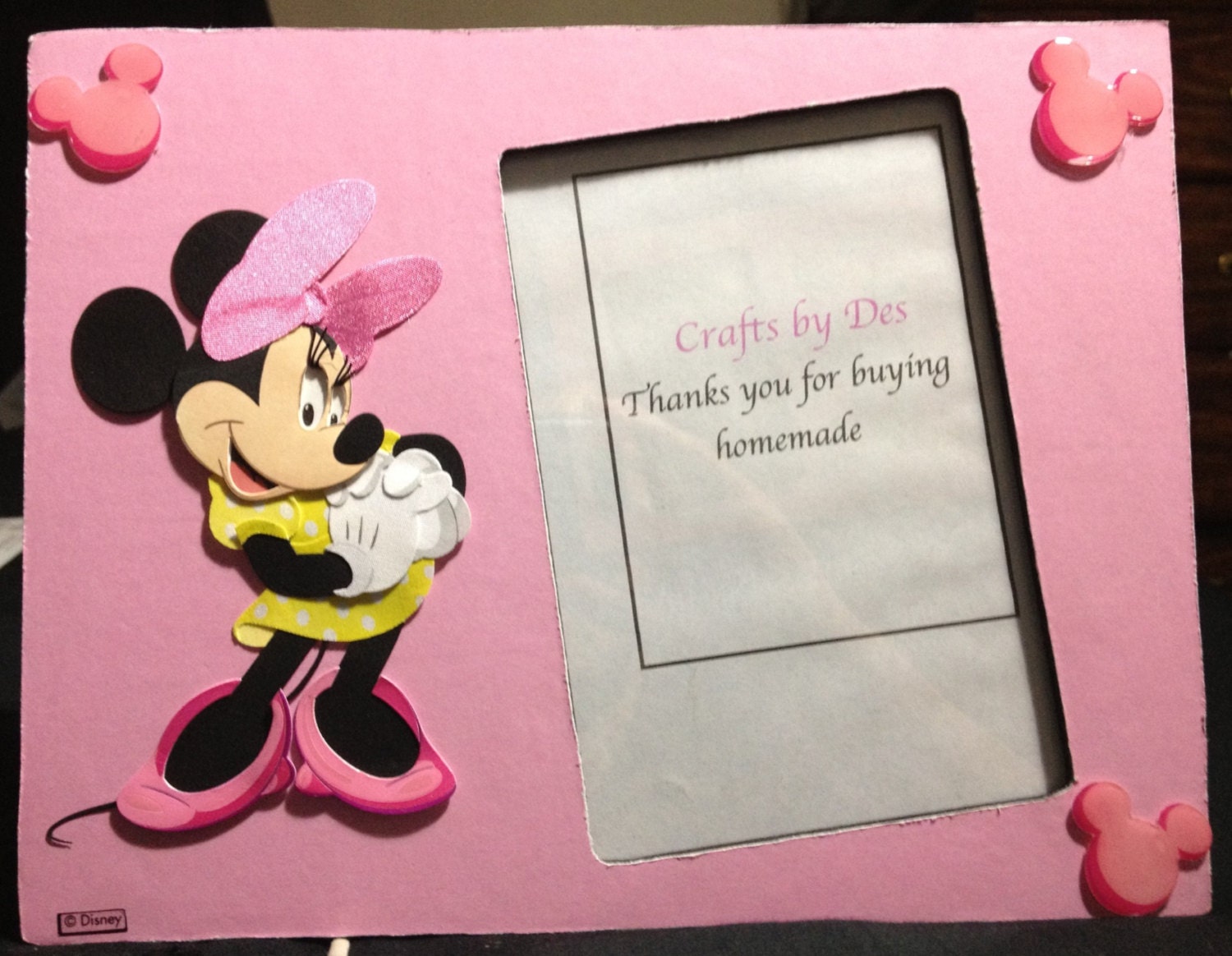 Minnie Mouse picture frame