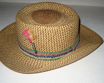 Unique hand woven hat related items | Etsy
