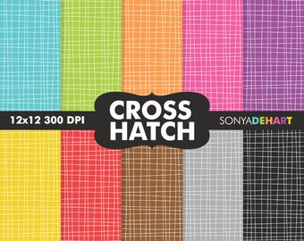 Cross hatch paper | Etsy