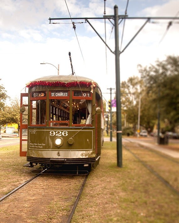 Streetcar Photo Green Street Car Trolley New Orleans by pixamatic