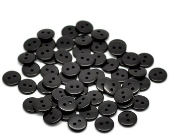 Bulk black buttons | Etsy