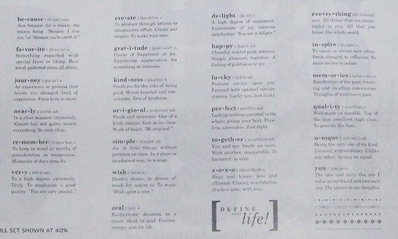 Define Your Life Stampin' Up Rubber Stamp Set