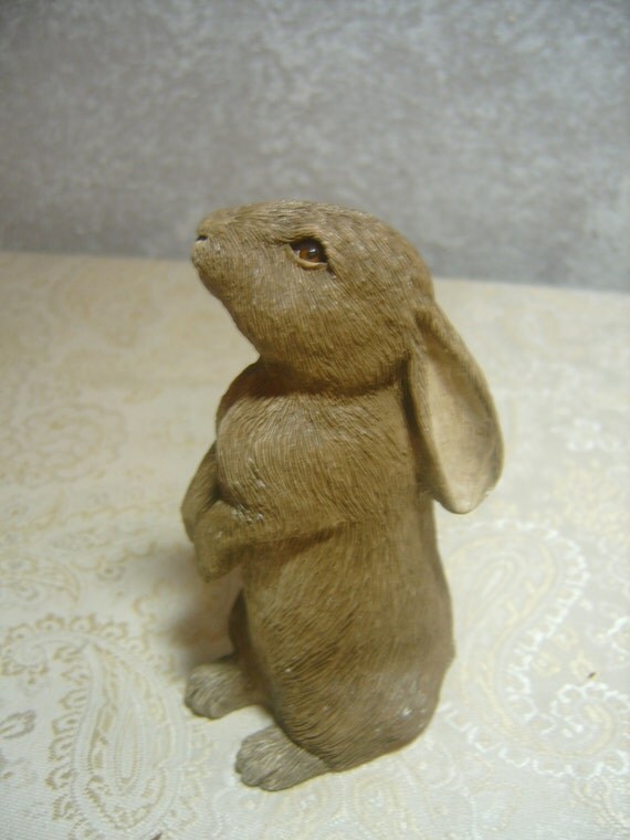 Sandicast Rabbit Adorable bunny with pinned back ears Sandra