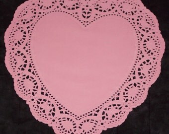 Popular items for heart shaped doilies on Etsy