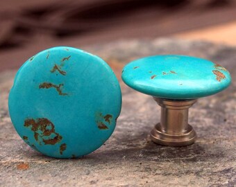 Popular items for turquoise knob on Etsy