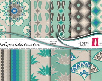 Items similar to Digital Scrapbook Paper For Personal & Commercial Use ...