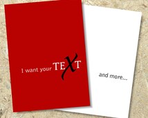 Unique suggestive card related items | Etsy