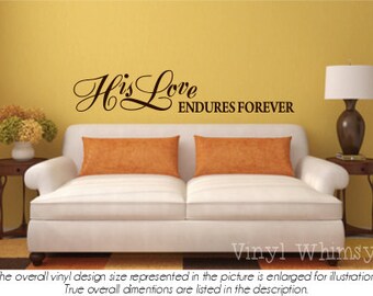 Love endures forever | Etsy