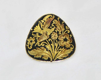 Popular items for damascene brooch on Etsy