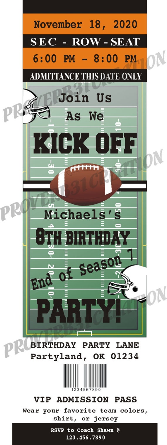 Printable Blank Football Ticket Template Printable Templates Free