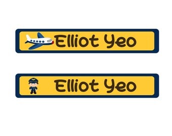 Pilot name tag | Etsy