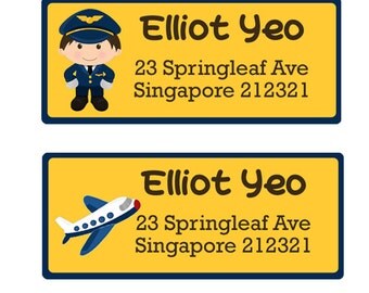 Pilot name tag | Etsy