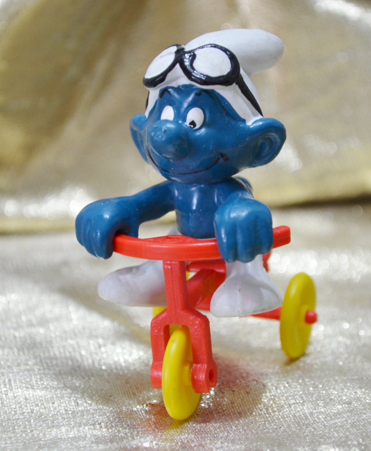 Vintage SuperSmurf Tricycle Bike Smurfs 1978 40203
