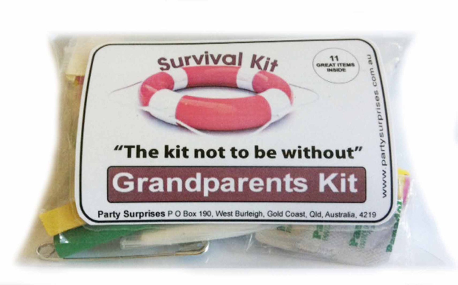 Items similar to GRANDPARENT SURVIVAL Kit - funny items inside, sure to ...