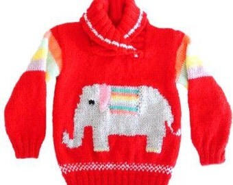 Elephant jumper | Etsy