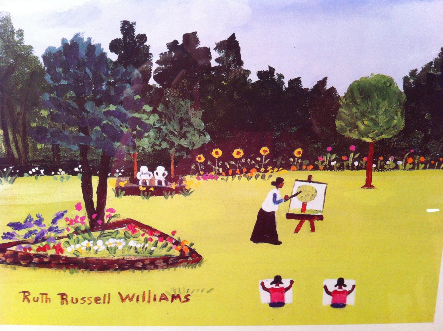 Framed and Matted Ruth Russell Williams Print