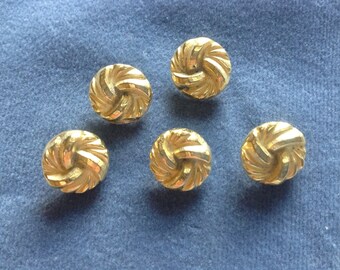 Popular items for small gold buttons on Etsy