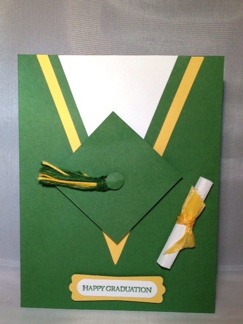 Cap & Gown Graduation Cards