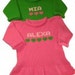 Ruffled Name Tunic for Girls