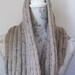 Simple Cowl Knitting Pattern. Simple Aran by TheDesignStudioKnits