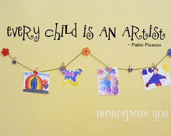 Popular items for child is an artist on Etsy
