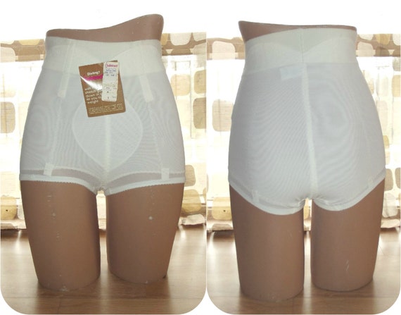 Vintage 60s NOS High Waist Cincher Boned Panty Girdle 28