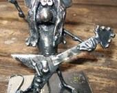 Items similar to Heavy Metal Mouse Guitar Hero Sculpture on Etsy