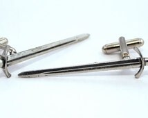 Popular items for sword cufflinks on Etsy