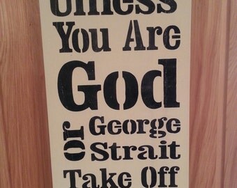 George strait sign | Etsy