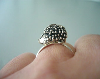 Popular items for hedgehog ring on Etsy