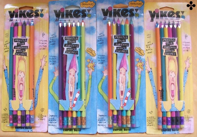 Yikes Pencils 4 packs