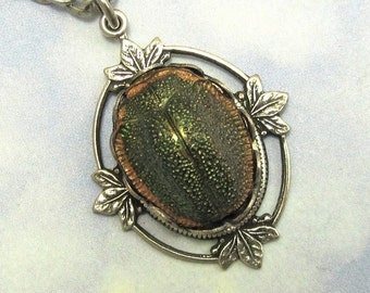 Scarab necklace | Etsy