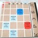 Russian Scrabble game board notepad medium