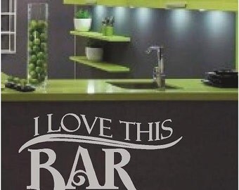 Popular items for i love this bar on Etsy