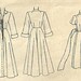 Vintage 40s Sewing Pattern Simplicity 2171 Lingerie Robe