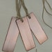Copper Tree Tags Custom Hand Stamped Personalized Tree