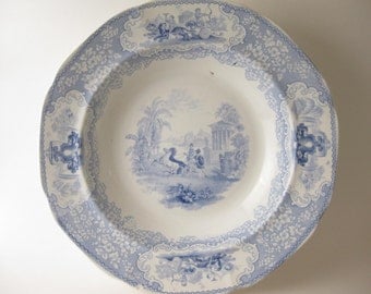 Blue transferware | Etsy