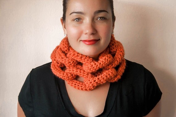 Chain Link Scarf Crochet Pattern Crochet Scarf by KnitsForLife
