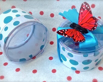 Popular items for round favor box on Etsy