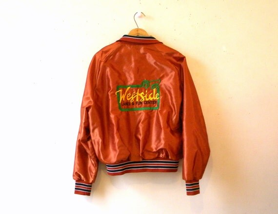 Men's Vintage Bowling Jacket / Westside Lanes and Fun
