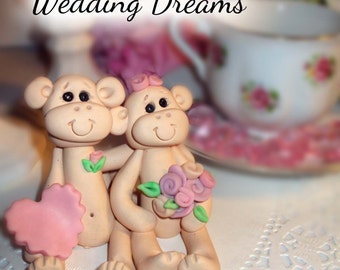 Polymer clay monkey | Etsy