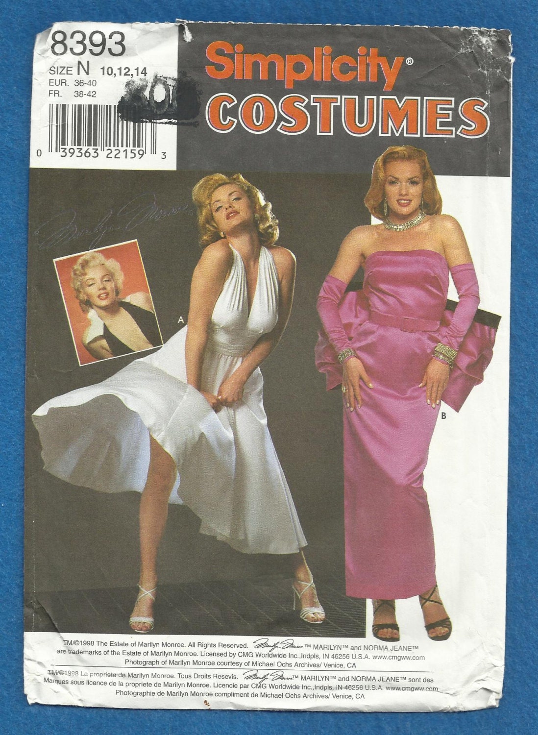 Simplicity 8393 Marilyn Monroe Dresses Seven Year by DaisyMaeandMe