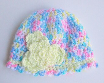 Rainbow winter hat | Etsy