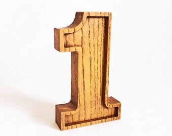 Number 1, Plastic Wood like Finish Number 1, Vintage Number 1, Self ...