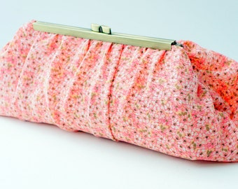 Coral clutch purse | Etsy