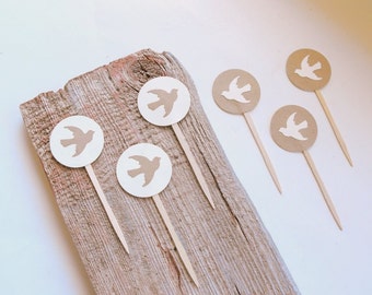 Popular items for bird cupcake topper on Etsy