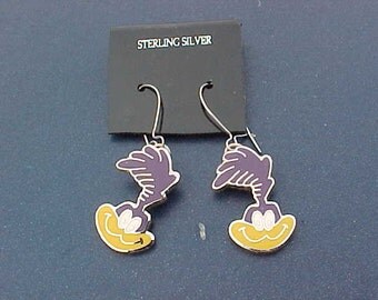 Roadrunner earrings | Etsy