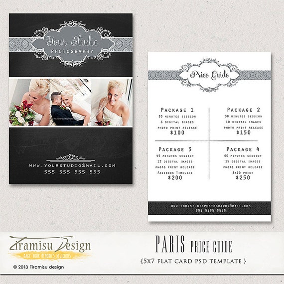 Photography Price Guide-Photography Price List Price List