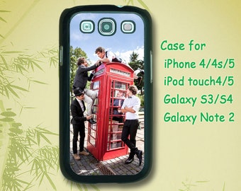 one direction , red telephone box - Samsung Galaxy S4 case, Samsung ...