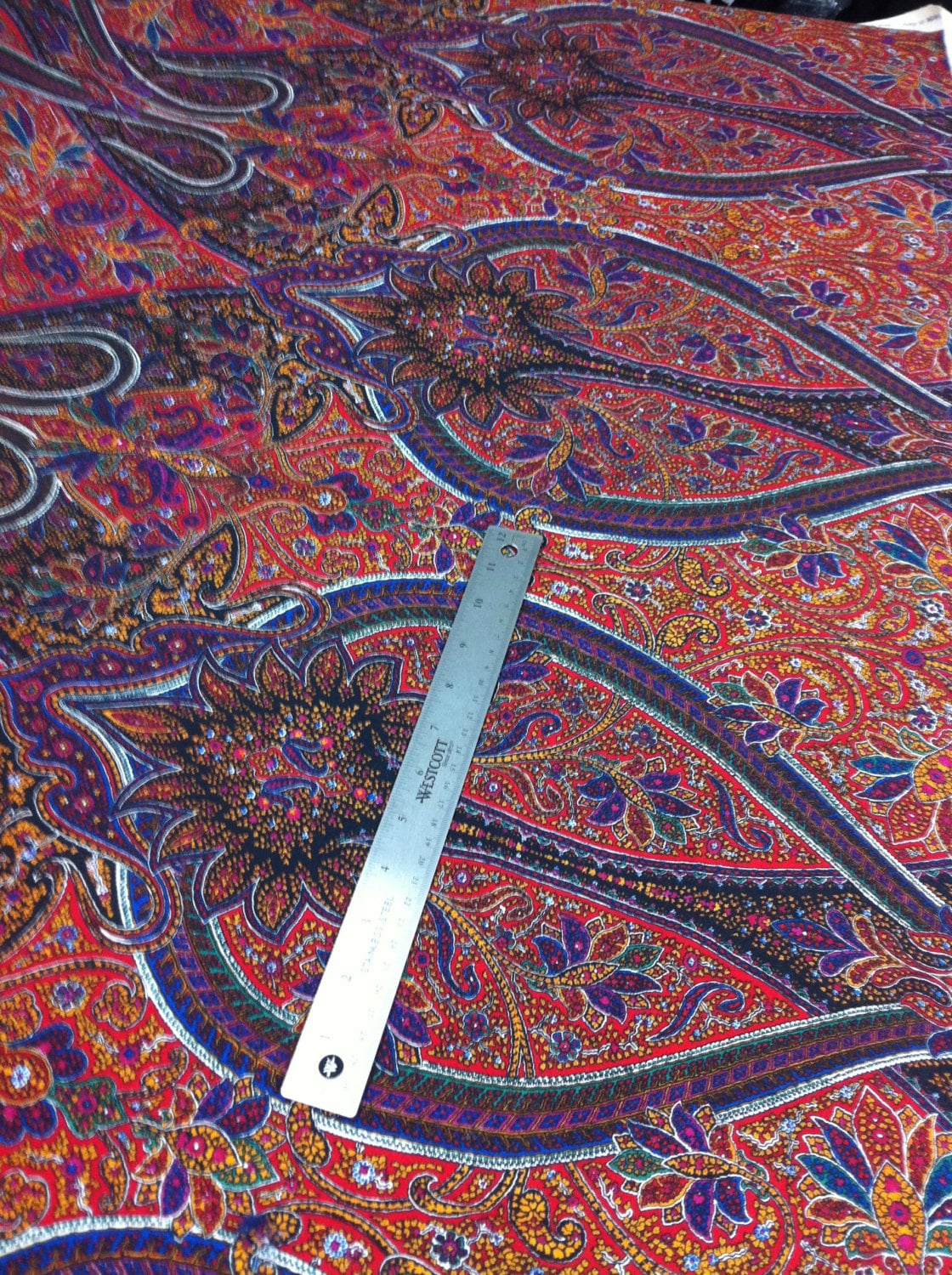 Paisley Wool Challis Fabric Ratti Made in Italy